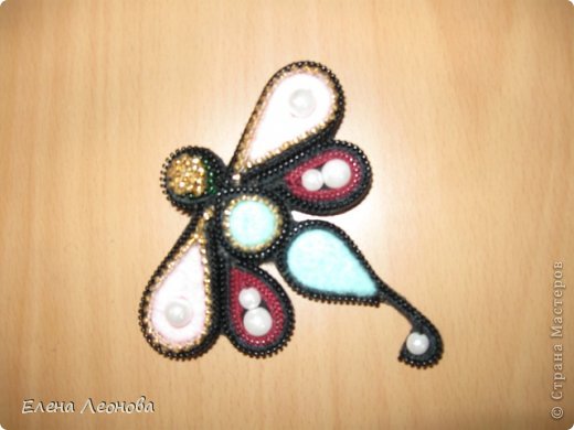 Брошь из молнии | Страна Мастеров